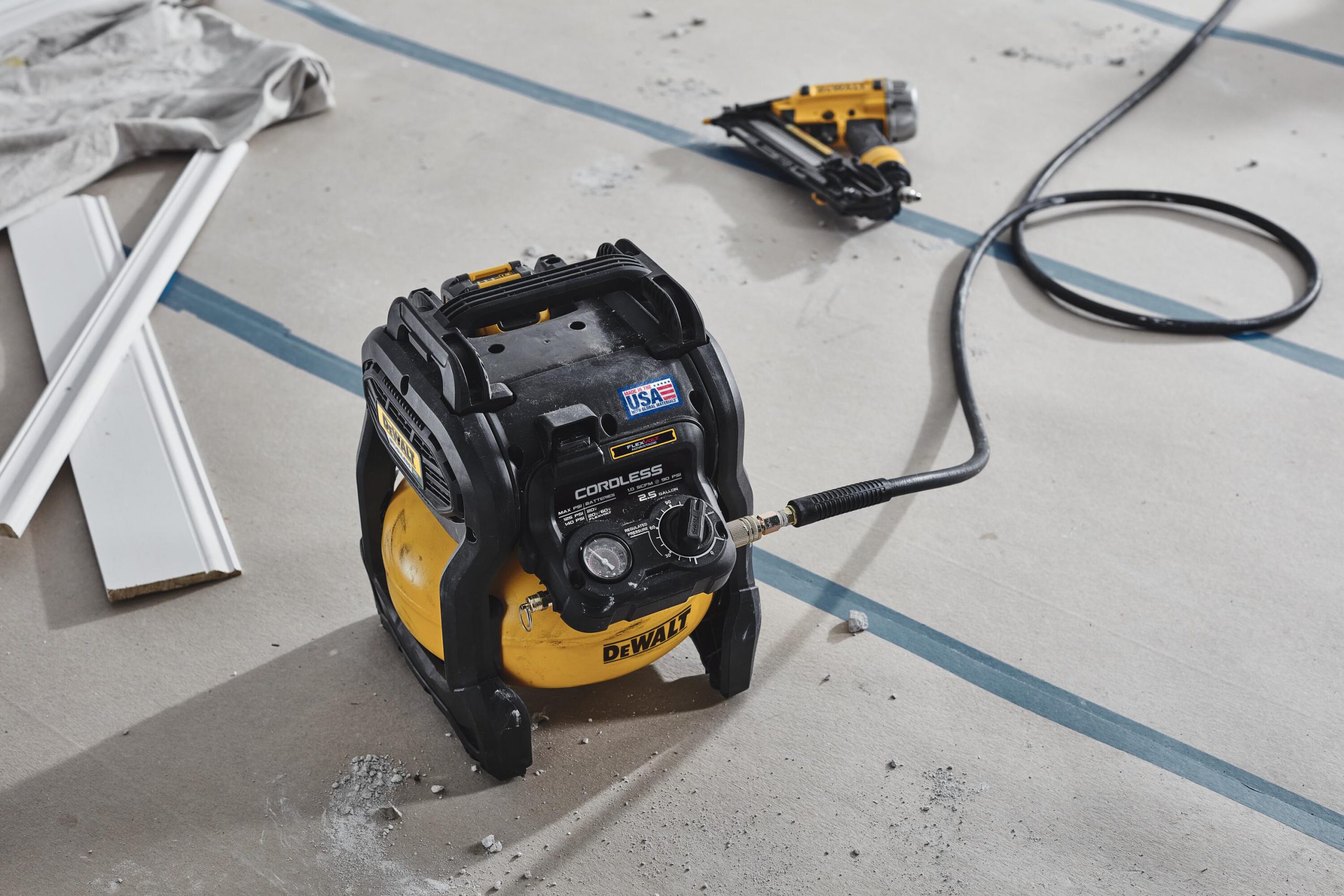 DEWALT® Unveils Cordless, Compact 20V MAX 2.5 Gallon Cordless Air ...