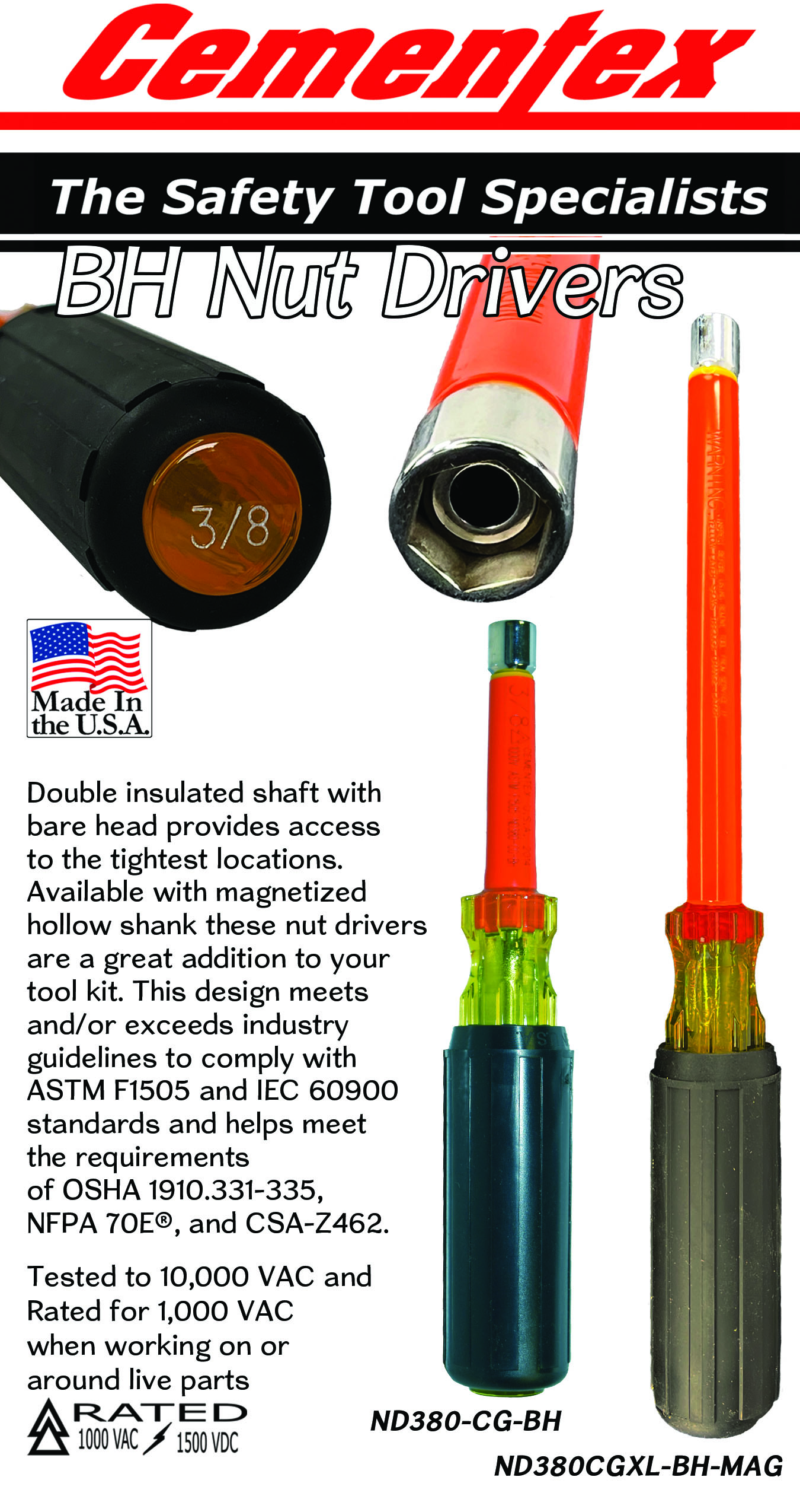 Cementex Highlights Bare Headed Nut Driver Options to Supplement ...