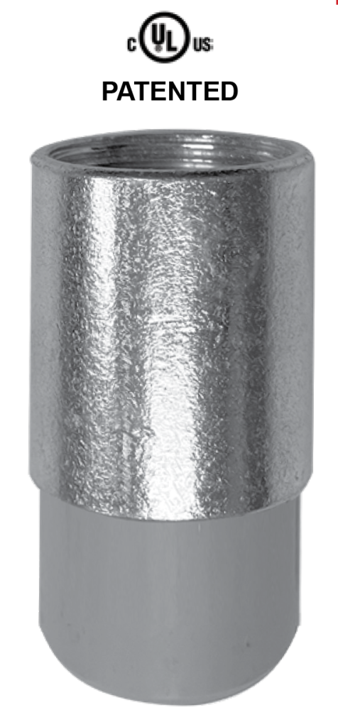 Transition Couplings PVC Schedule 40 & 80 Slip to Galvanized Rigid ...